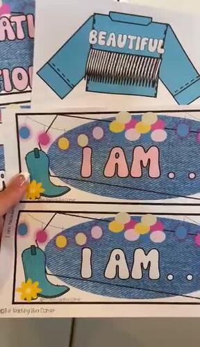 Western Cowgirl Affirmation Station by The Teaching Diva Corner | TPT