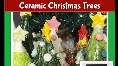 Christmas Winter Art project BUNDLE Clay Trees & Clay POSTER 2nd-5th