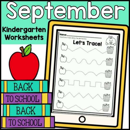 Kindergarten Morning Work Math + Literacy Bundle | September | Back to ...