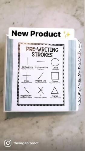 Prewriting Worksheets - Occupational Therapy Pre-Writing Stroke Practice