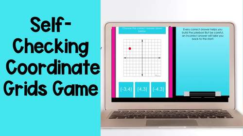 Coordinate Grids Game on Google Slides by Fiddleheads | TPT