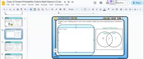 Grade 8 Ontario Math Probability Printable and Digital Unit by Stacey's ...