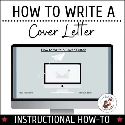 How to Write a Cover Letter | Job Application | Vocational Skills ...