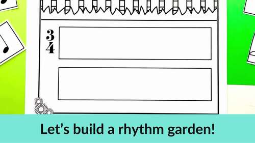 Vegetable Garden Printable Rhythm Manipulatives + Composition Activity