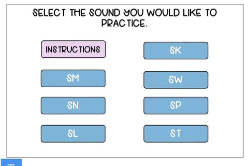 Minimal Pairs for S Clusters Printable and Boom Cards by PlayingSpeech