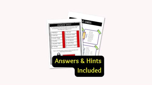 Lunar New Year Escape Room, 12 PDF Puzzles, Chinese New Year Learning ...