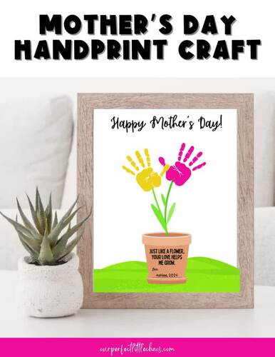 Mother's Day Handprint Craft for Kids | Mothers Day Handprint Art for ...
