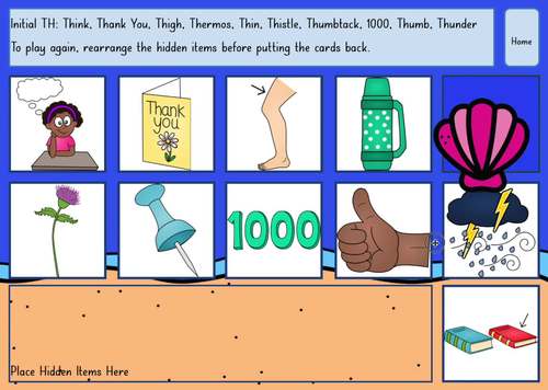 Digital Summer Articulation Game - Find The Hidden Mermaid | TPT