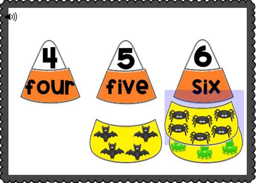 Boom Cards | Halloween Math and Literacy | PK K by Pint Size Learners