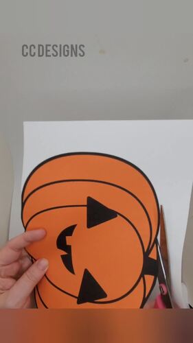 Pumpkin Halloween Printable Stackable October Printable Autumn Fall Themed