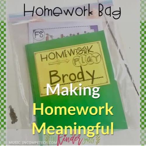 Homework PLAY Activities for Fall by Kim Adsit and Adam Peterson by Kim ...