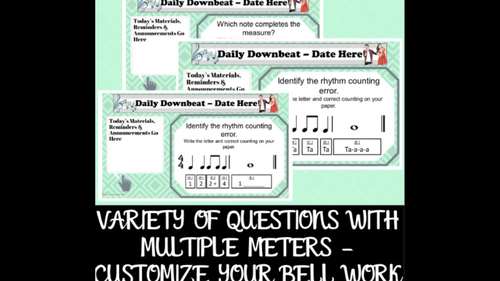 Rhythm Bell Ringers for Middle School Choir, Chorus, Band, & Orchestra