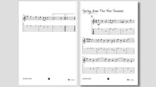 Antonio Vivaldi - Composer | The Four Season | GUITAR Sheet Music