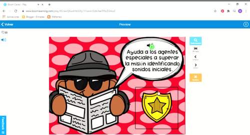 BOOM CARDS: Letras T D R N | Sonidos iniciales alfabeto | Distance Learning