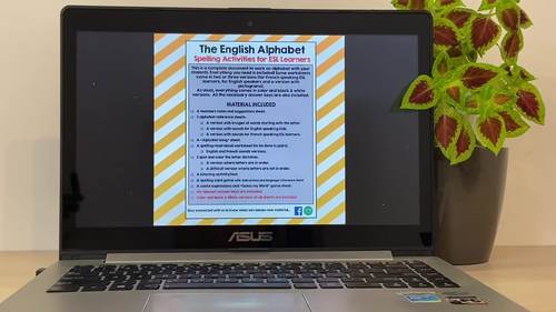 Alphabet: Letters & Spelling for ESL Learners by KJ's ESL Stuff | TPT