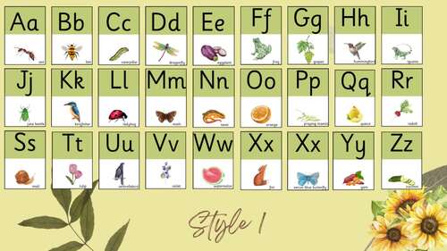 Alphabet Posters-Classroom Decor by Mrs Krugers Classroom | TPT