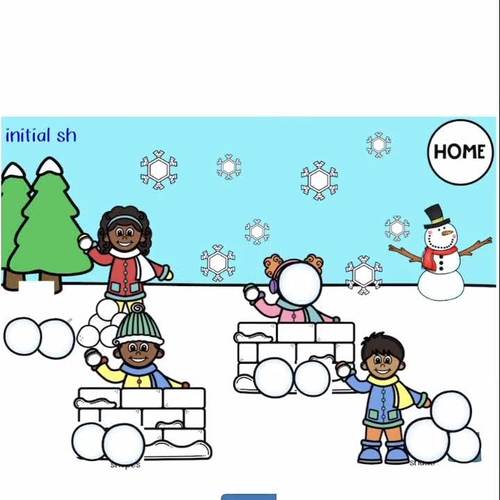 WINTER Speech Articulation Therapy Boom Cards™ Digital No Prep Activity