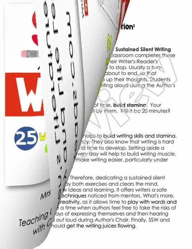 Sustained Silent Writing | S.S.W. | Writing Practice | Daily Writing