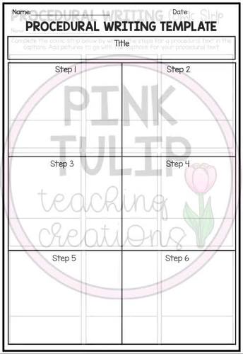 Procedural Text Writing Worksheet Pack - No Prep Lesson Ideas | TpT