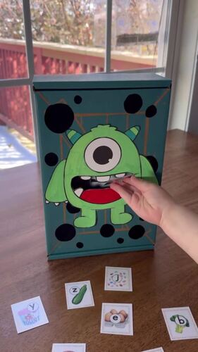 Feed a Monster ABC Game by Macie V | TPT