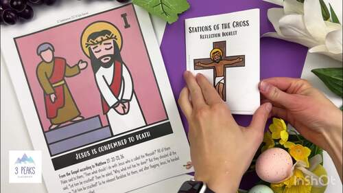 Stations of the Cross BUNDLE: Posters + Reflection Prayer Booklet ...