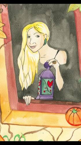 Autumn Lantern Art 3 Sizes + Bookmarks For Crafting, Card Making Wall Art