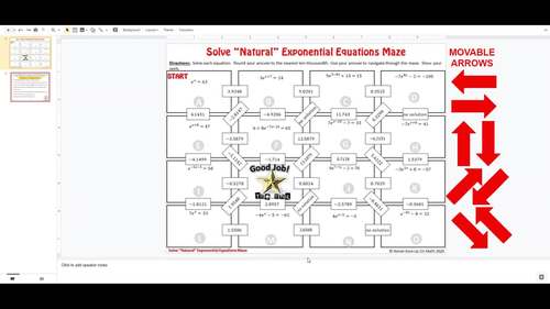 DIGITAL Maze - Radicals: Dividing Radicals (ALL models in ONE) | TPT