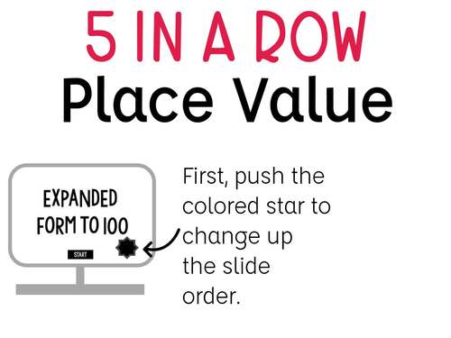 Place Value Games | Base 10 to 100 Expanded Form with 2 Digit Numbers 5 ...