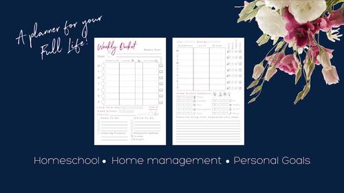 Home School Life Planner by Hatching Curiosity | TPT