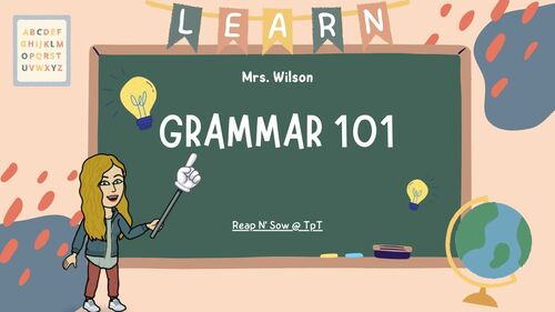 Grammar 101 by Reap N Sow | TPT