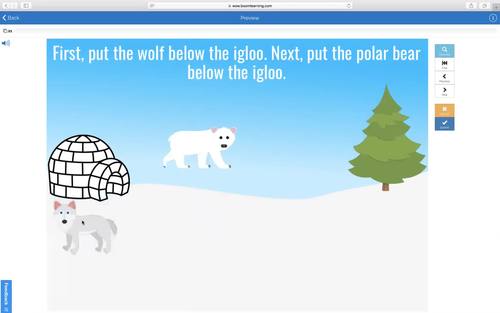 Following Directions Activity: Winter Animals Boom™ Cards (2- Step ...