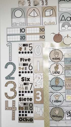 Sea La Vie Mega Bundle A Bilingual Classroom Decor Pack English & Spanish