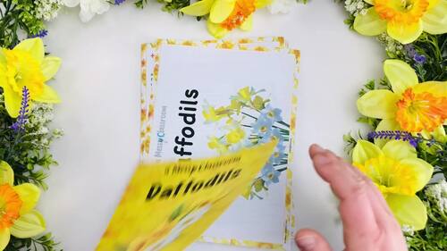 Spring Flower Daffodils 2nd Grade Nonfiction Reading Bundle RI.2.1 RI.2 ...