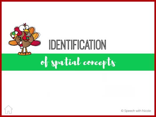 Interactive Fall/Thanksgiving/Christmas Prepositions | Speech Therapy