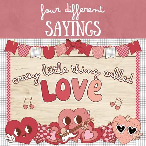 Valentine's Day Bulletin Board Kit Ideas Decorations February ...