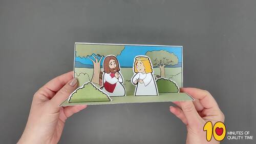 Jesus Praying In The Garden Of Gethsemane Craft by 10 Minutes of ...