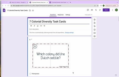 Diversity & Groups in the Colonies Online Task Cards by Coach S History Hub
