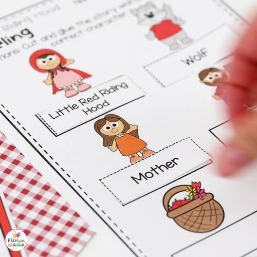 Fairy Tale Unit Little Red Riding Hood Activities - Sequencing ...
