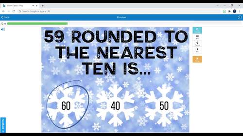 Winter Rounding Tens and Hundreds Boom Cards Bundle by Hands on ...