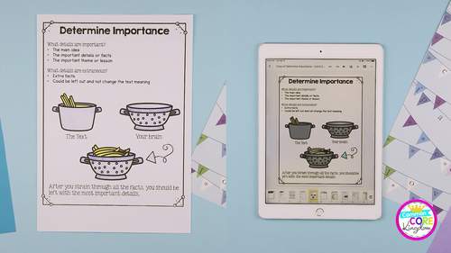 Determine Importance Reading Comprehension Differentiated Bundle with ... Determine Importance Reading Comprehension Differentiated Bundle with ...