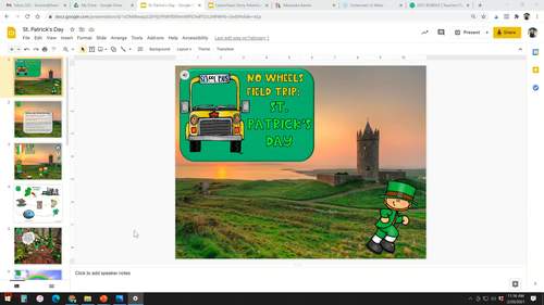 March Virtual Field Trip Bundle - Distance Learning - St. Patrick's Day
