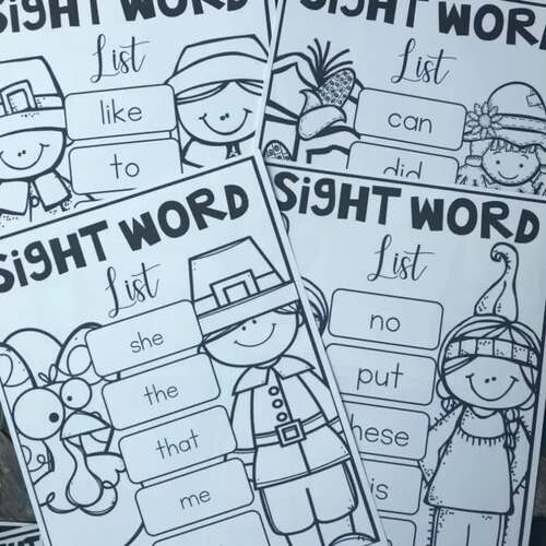 Sight Word Games, Centers and Activities Editable Auto-fill Bundle ...