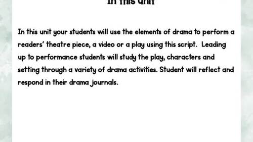 French Drama Activities, Poem and Theatre Script - Il pleut by Sous le ...
