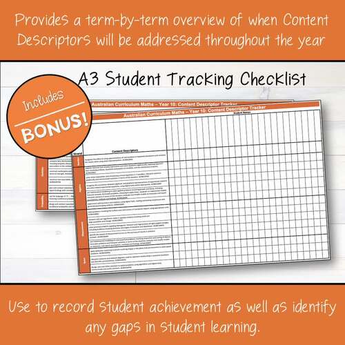 V9 Australian Curriculum MATHEMATICS Content Descriptor Overviews - Year 10
