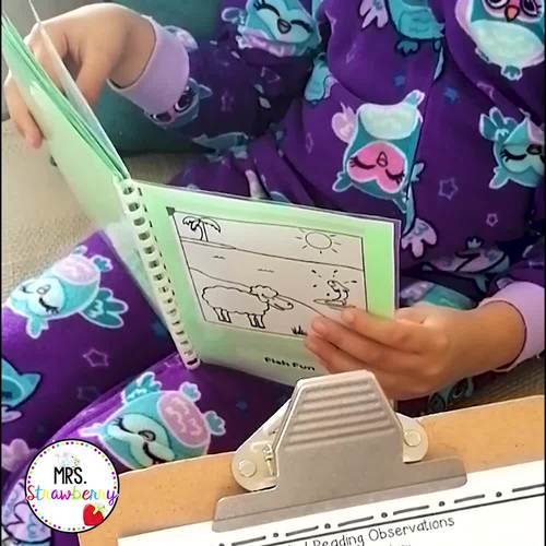 Guided Reading Observation Checklist Lower Elementary by Mrs Strawberry