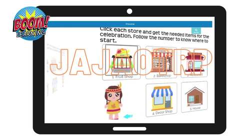 Thanksgiving Interactive Story Book - Boom Cards Distance Learning by ...