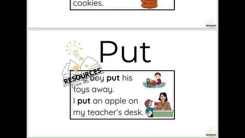 Open Court Reading Sight Word & Sentences 1st gr. Slideshow/Flashcards ...