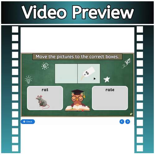 CVC and CVCe Words: Drag the Correct Image to the Words Digital Resources