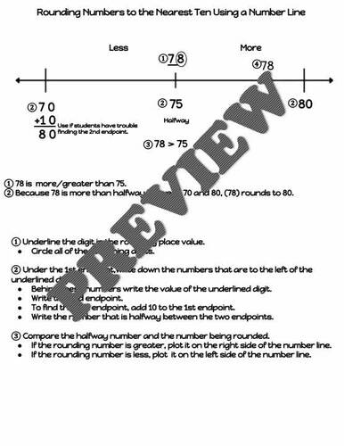 Google Slides and PDF- Rounding Numbers (10 and 100)-CCSS.Math.Content ...