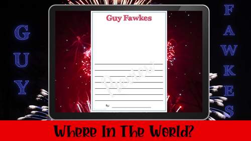 Where In The World? GUY FAWKES Research & Write Activity Sheets by ...